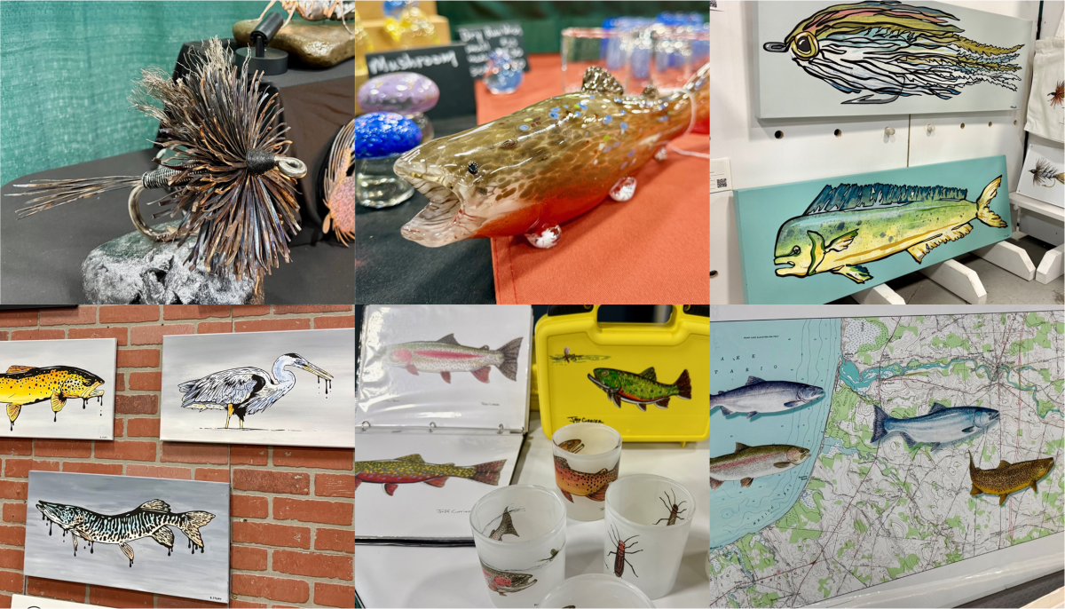 Art Show at The Fly Fishing Show - Casting Across