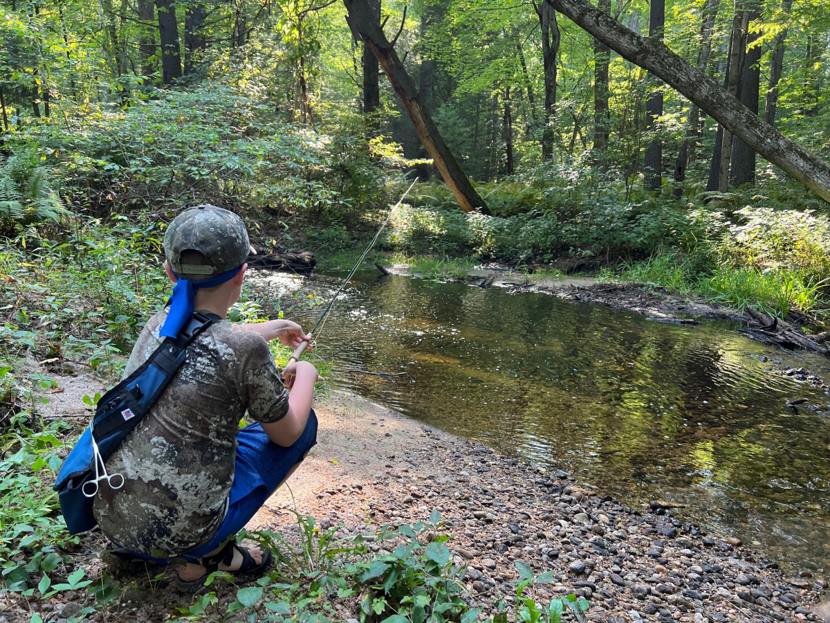 The Best Action for Small Stream Fly Rods - Casting Across
